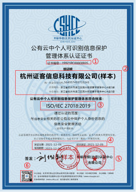 证优客-ISO27018-公有云隐私信息安全管理体系认证